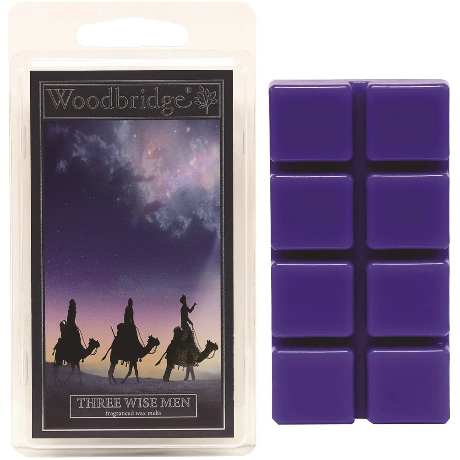 Cera perfumada navideña para quemador Three Wise Men Woodbridge Candle 68 g