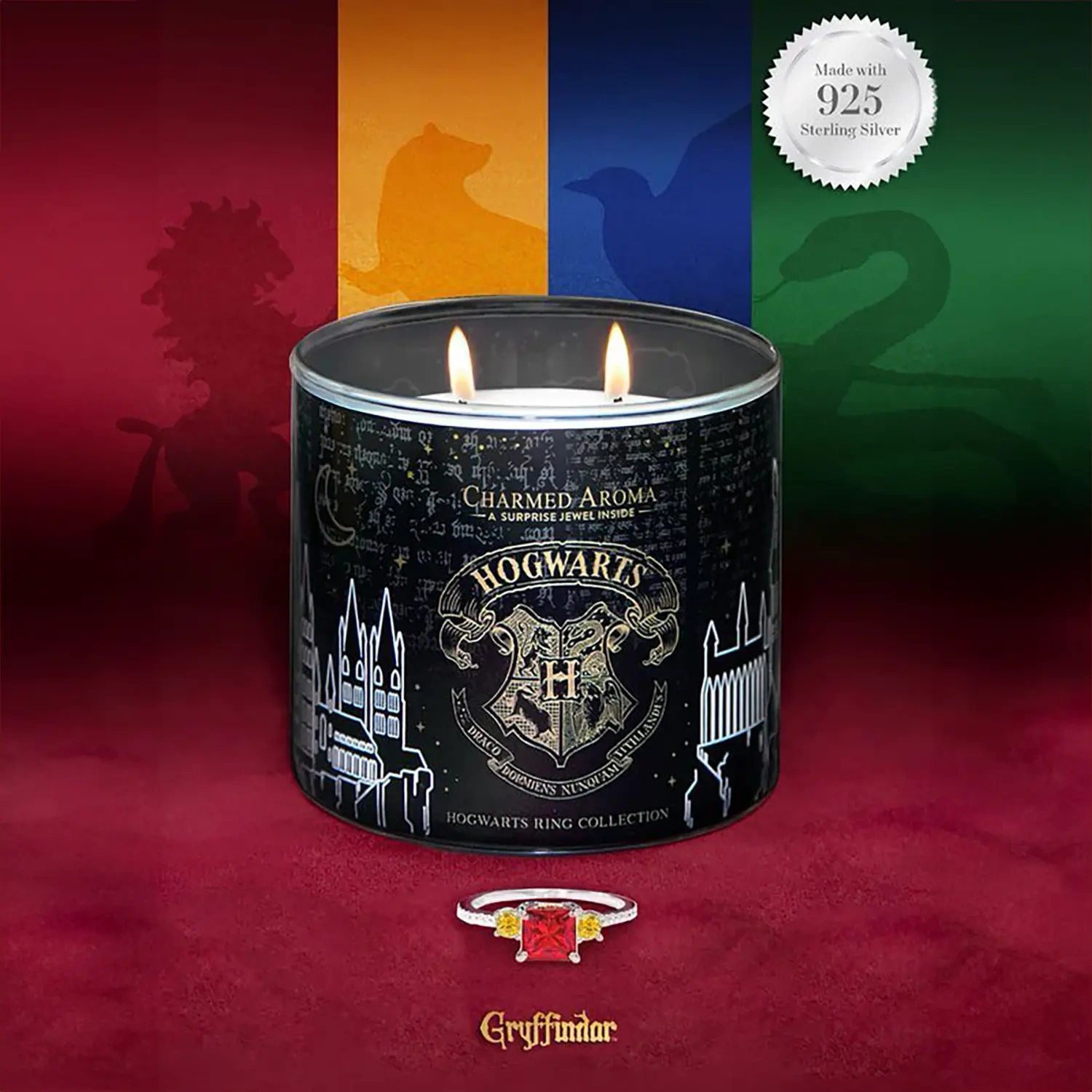 Harry Potter candles, candles with Harry Potter jewelry